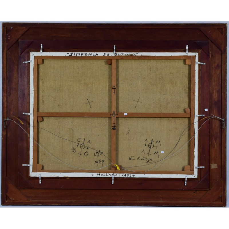 Machado Antiguidades :: Quadro - Wim Van Dijk - "Sinfonia de Outono"